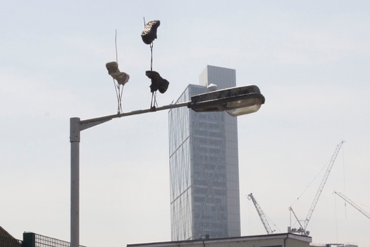 Street artist Pejac new installation, Downside Up, London 2016 ...