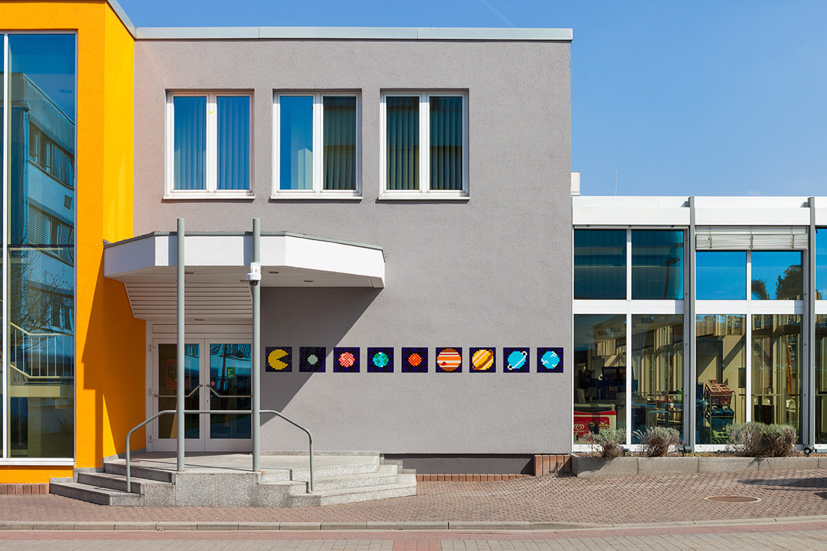 Space Invader's Invasion of the European Space Agencies, 2015 ...