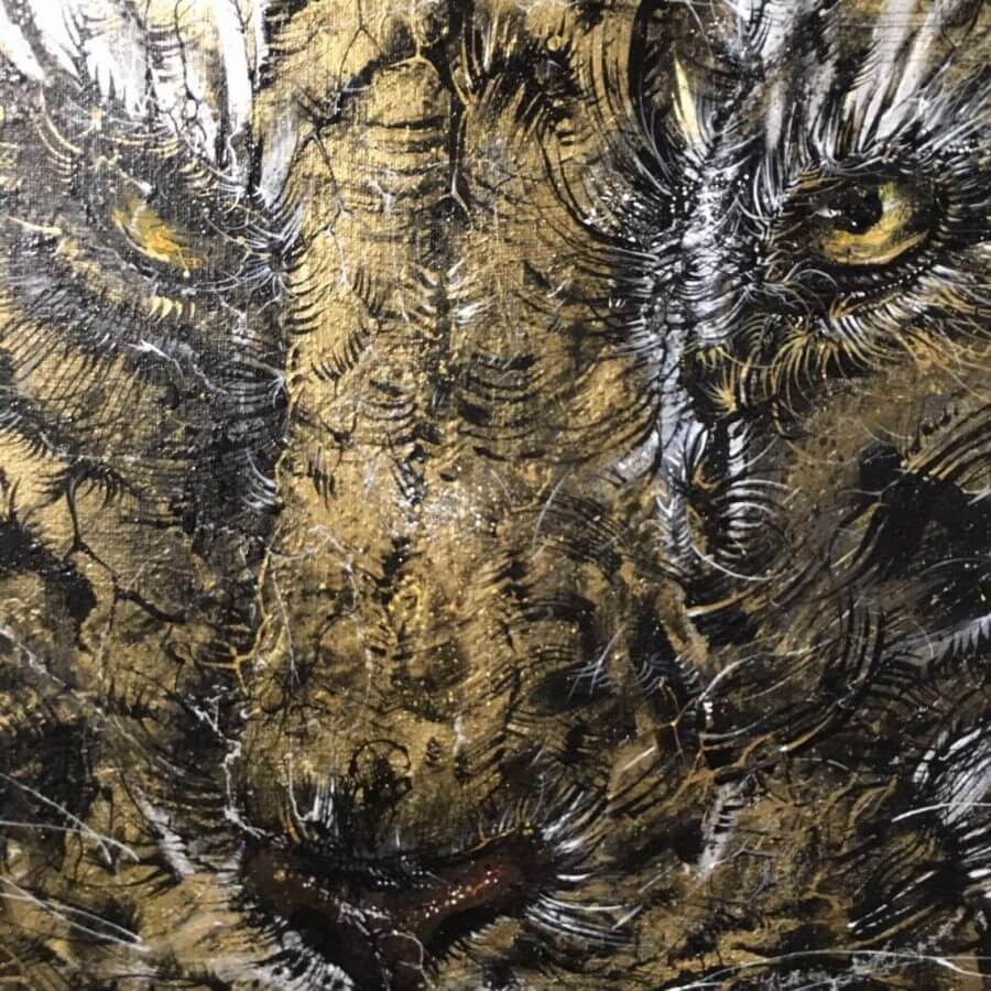 Chinese Street Artist Hua Tunan unleashes the Tiger for Underground 2016