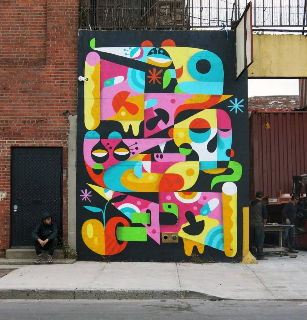 Street artist Ruben Sanchez hits the streets of New York City, 2016 ...