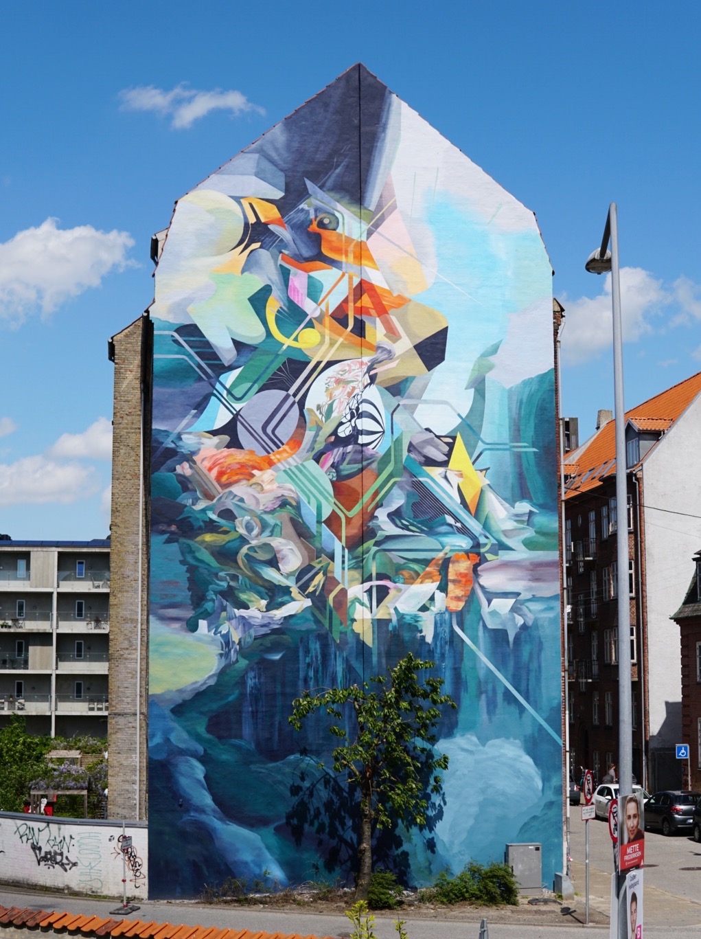 Oliver Vernon Paints his Biggest Ever Mural for “Out in the Open ...