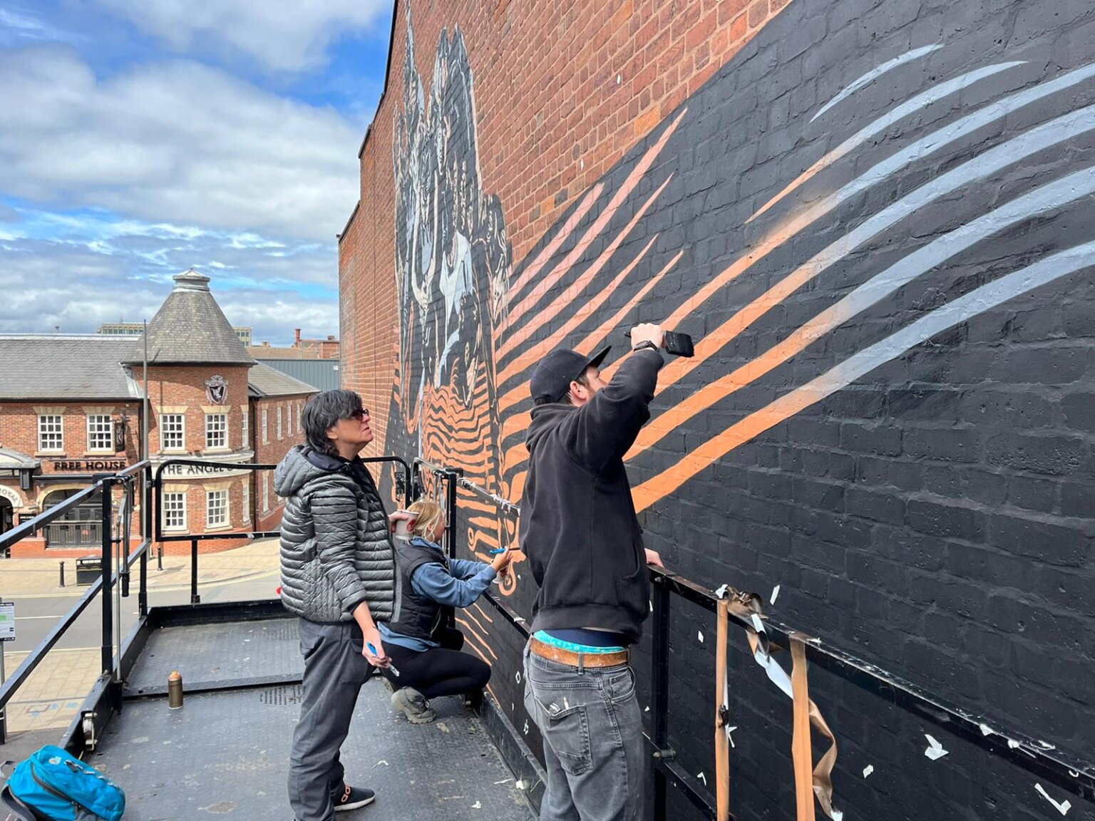 'They Went to Sea' Mural Focuses on Immigration and is Created from ...
