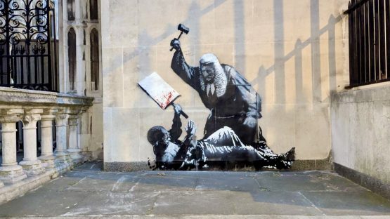 How Did Banksy Do It? The Mystery Behind the Royal Courts of Justice Mural